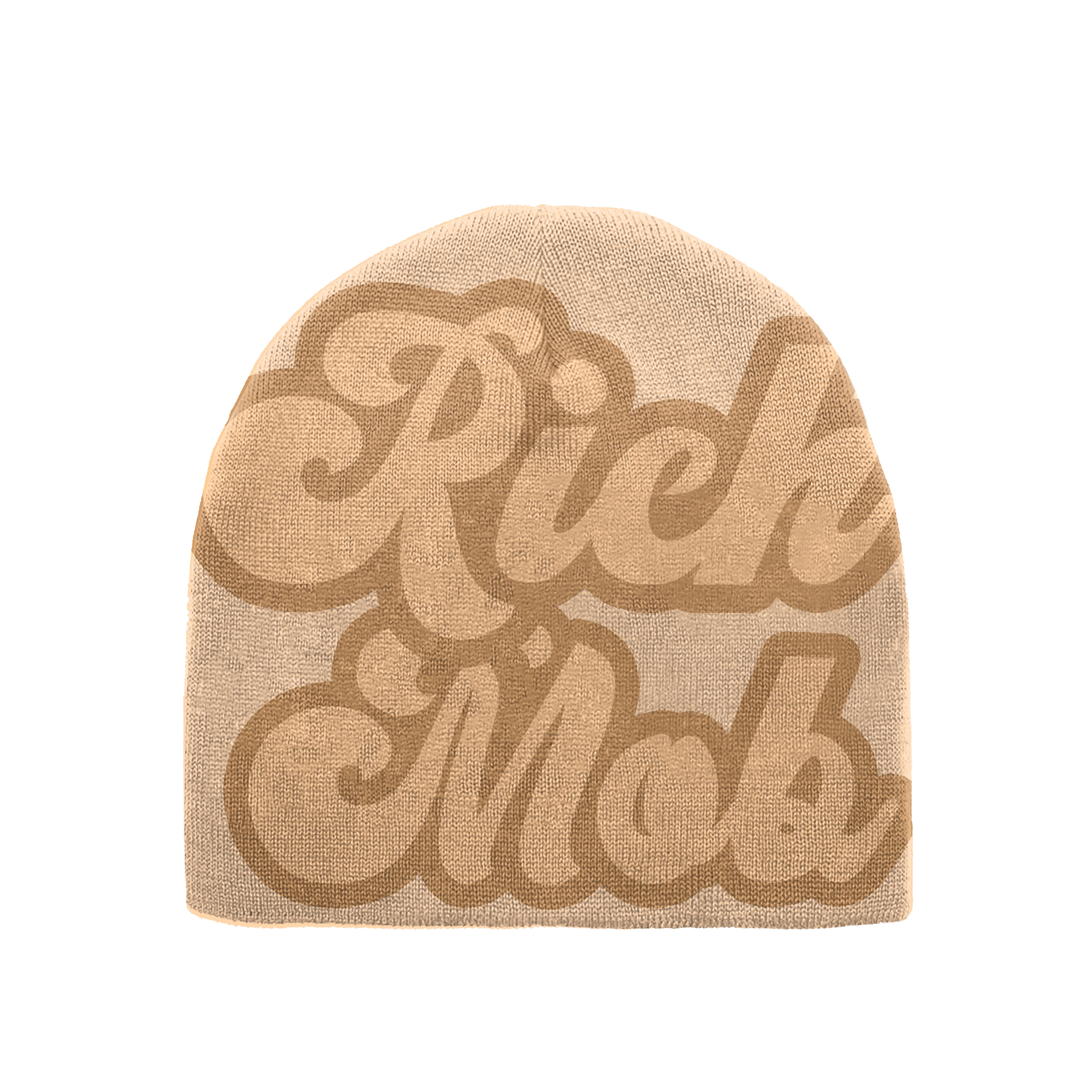 Rich Mob Beanie: Cream– Haute Richessè