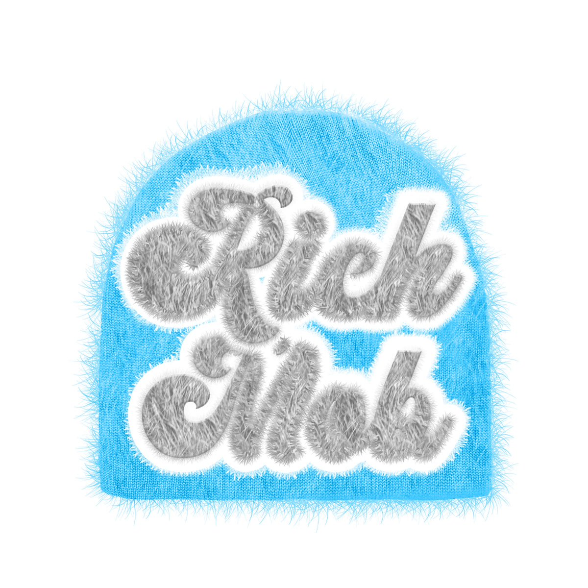 Rich Mob Beanie: Icy Blue (Furry)– Haute Richessè