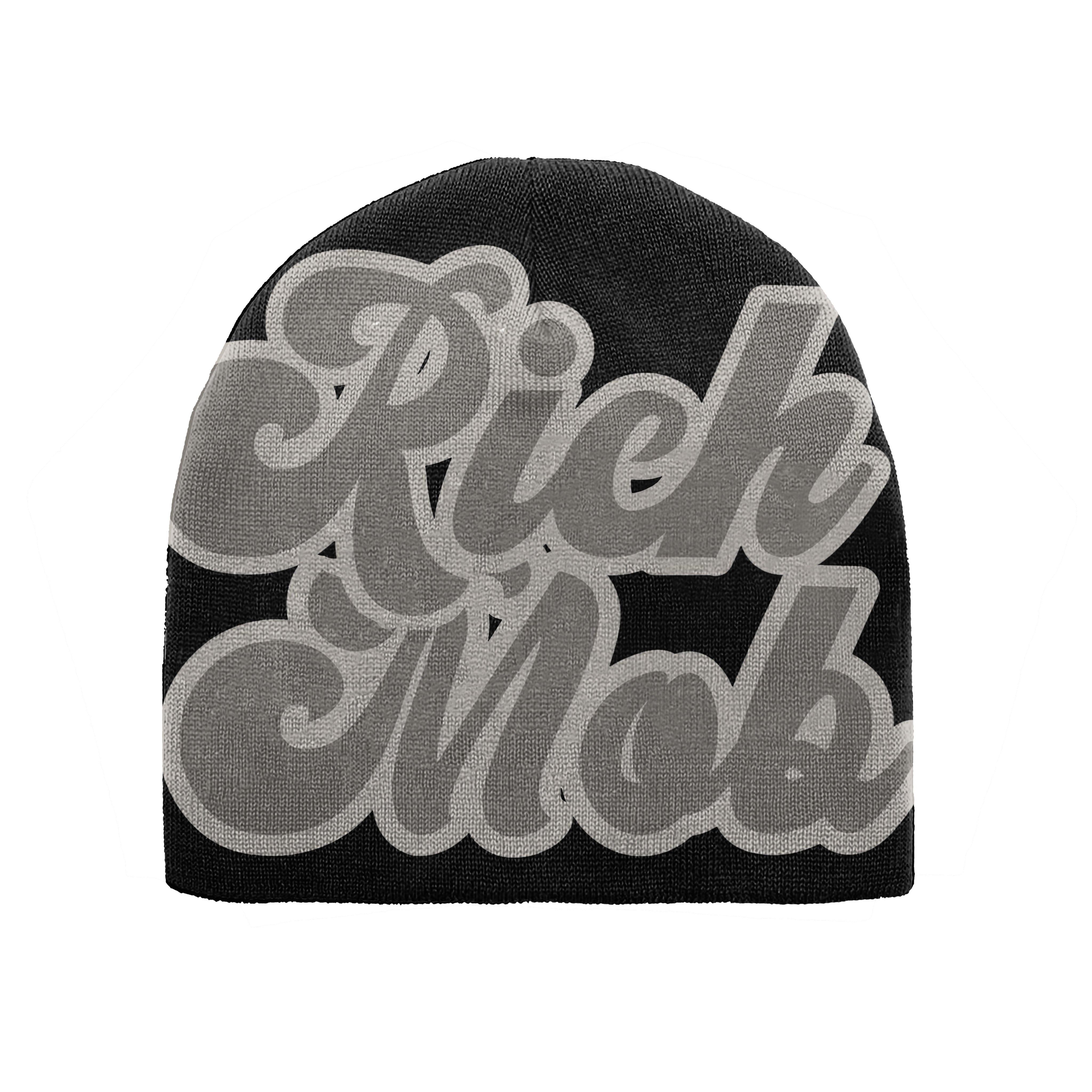 Rich Mob Beanie: Black– Haute Richessè